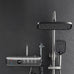 Modern Push Button Shower System Slide Bar Included Shower Head Combo ...