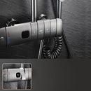 Modern Push Button Shower System Slide Bar Included Shower Head Combo ...