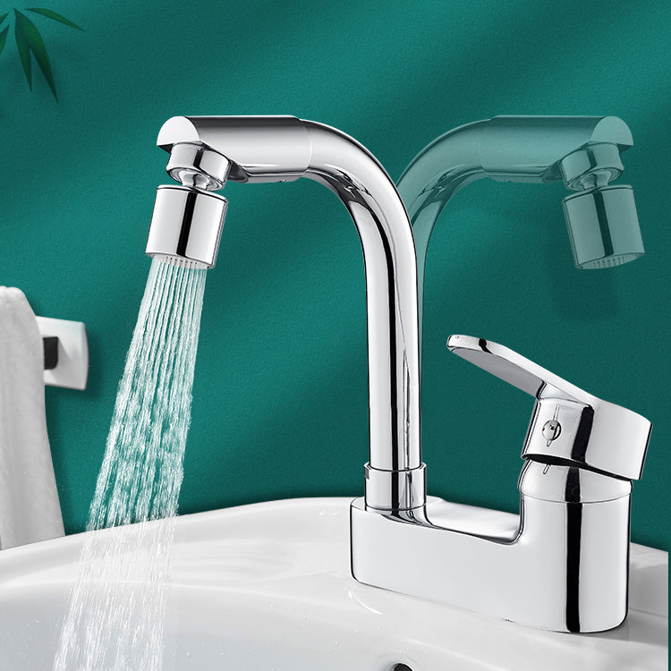 Modern Bathroom Sink Faucet Swivel Spout 2 Hole Faucets Sink Faucet ...