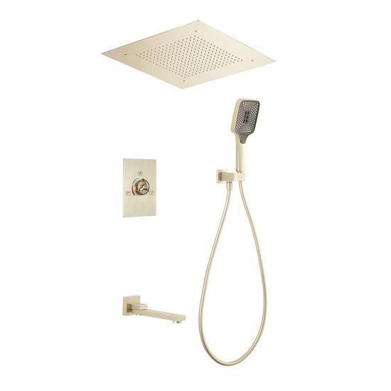 Modern simplicity Shower System with Hand Shower Adjustable Spray ...