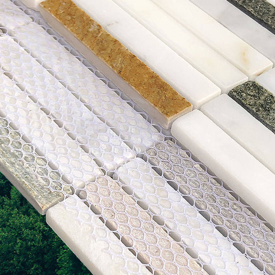 Square Wall Tile Straight Edge Subway Wall Tile with Scratchproof ...