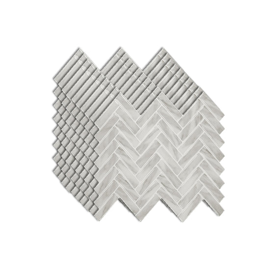 Modern Peel and Stick Tiles PVC Herringbone Peel and Stick Backsplash ...