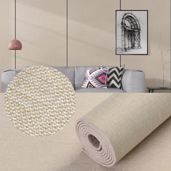 Modern Wall Covering Paneling Flax Wall Interior Upholstered Plank ...