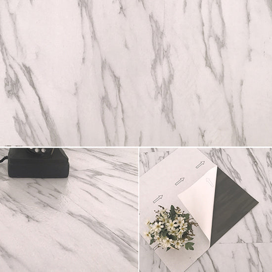 Rectangle PVC Flooring Peel and Stick Low Gloss Stone Look Vinyl ...