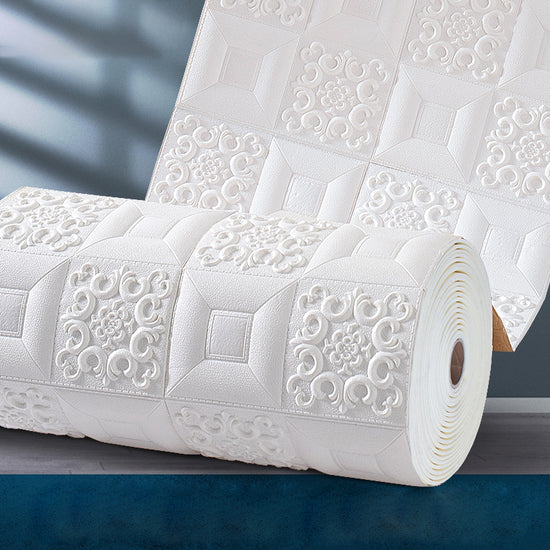 Modern 3D Embssed Wall Ceiling Peel and Stick Waterproof Wall Paneling ...