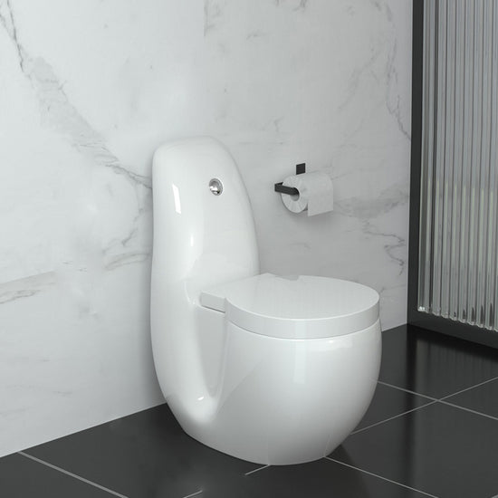 Contemporary Siphon Jet Flush Toilet Floor Mounted Urine Toilet for ...