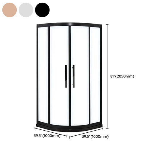Stainless Steel Shower Enclosure Neo-Round Shower Enclosure on Corner ...