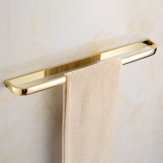 Chrome/Gold Bathroom Accessory Set Modern Metal Bathroom Hardware Set ...