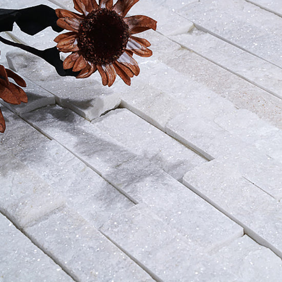Rectangle Engineered Stone Tile Fire Resistant Stacked Stone Wall Tile ...