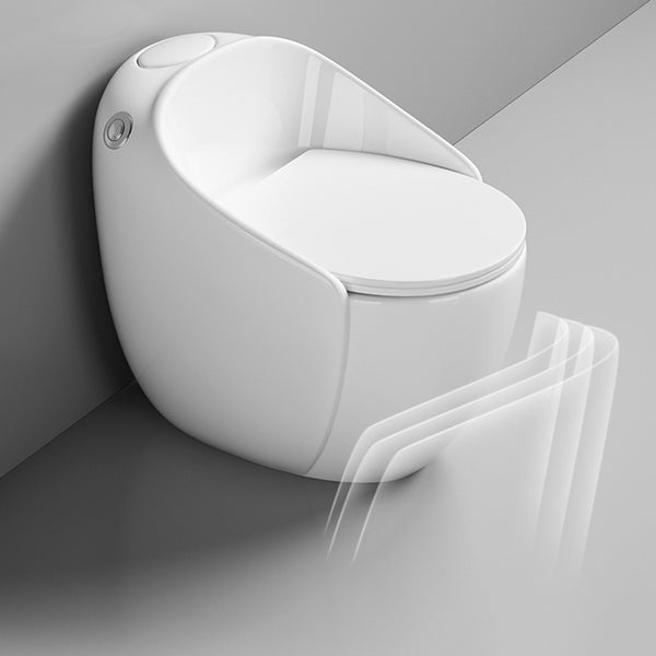 Contemporary Floor Mounted Flush Toilet Siphon Jet Toilet Bowl for ...