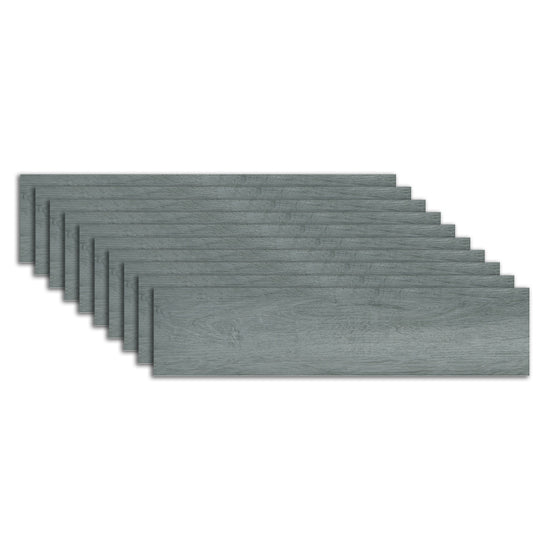 Modern Peel and Stick Tile Plastic Flexible Wood Look Scratch Resistant ...