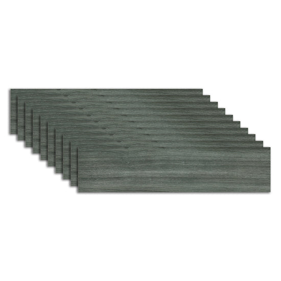 Modern Peel and Stick Tile Plastic Flexible Wood Look Scratch Resistant ...