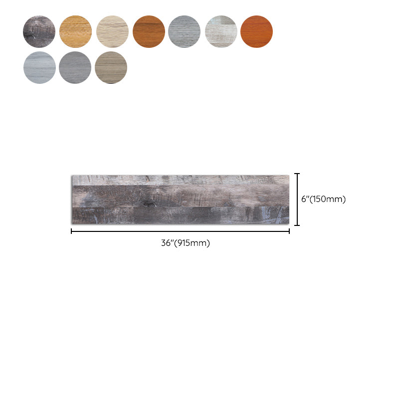 Modern Peel & Stick Mosaic Tile Plastic Wood Look Fade Resistant Vinyl ...