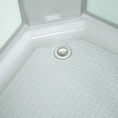 Round Shower Stall Double Sliding Shower Stall with Base Kit - Clearhalo