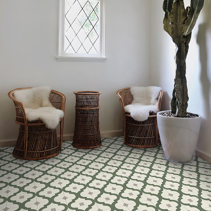 Field Tile Wallpaper Square PVC Peel and Stick Backsplash Wall Tile ...