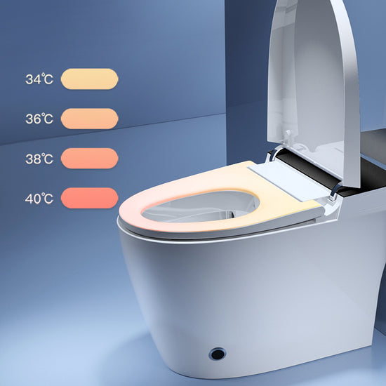 Modern Toilet Bowl One Piece Toilet Floor Mounted Siphon Jet Porcelain ...