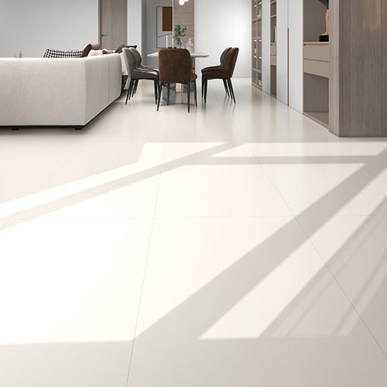 Modern Style Waterproof Floor Tile Pure Color Straight Edge Rectangle ...