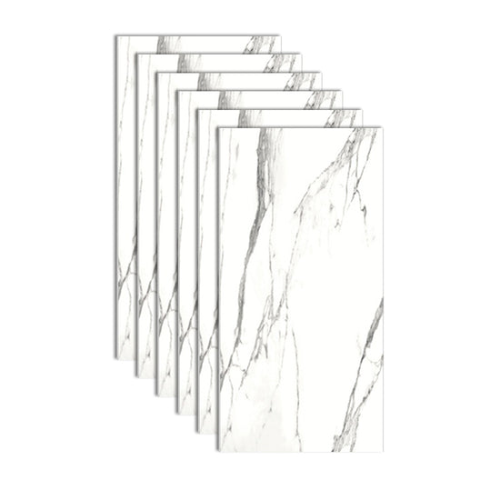 Rectangle Floor Tile Straight Edge Floor Tile for Living Room - Clearhalo