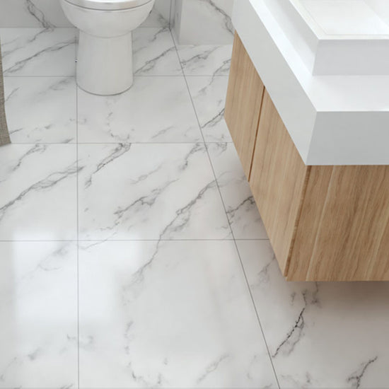 Peel & Stick Vinyl Flooring Smooth Marble Look Vinyl Flooring with ...