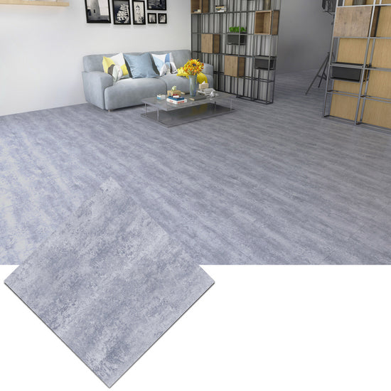 Low Gloss Vinyl Flooring Peel & Stick Stone Look Vinyl Flooring - Clearhalo