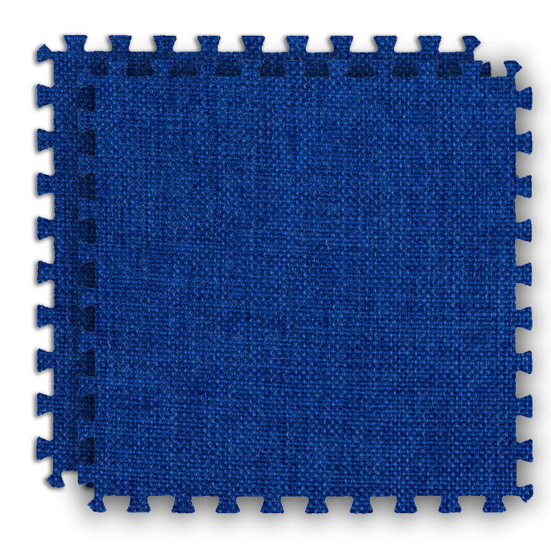 Interlocking Carpet Tiles Foam Solid Color Indoor Carpet Tiles - Clearhalo