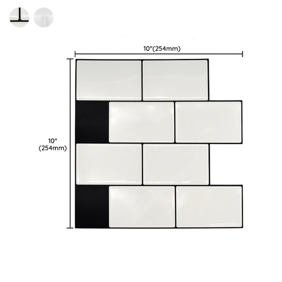 PVC Peel and Stick Tiles Waterproof Peel and Stick Tiles with Square ...
