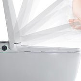 One Piece Toilet ABS Modern Toilet Floor Mounted Siphon Jet Urine ...