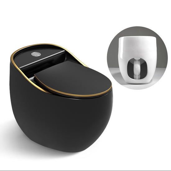 Modern Siphon Jet Flush Toilet One Piece Urine Toilet for Bathroom ...