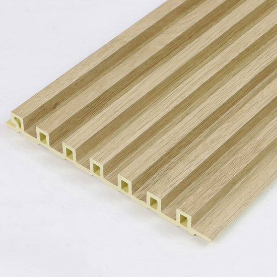 Modern Wood Paneling Smooth Wall Interior Wood Water Proof Plank Set of ...