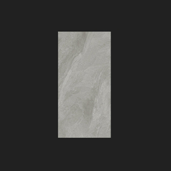 Rectangular Floor Tile Vintage Matte Gray Floor and Wall Tile - Clearhalo