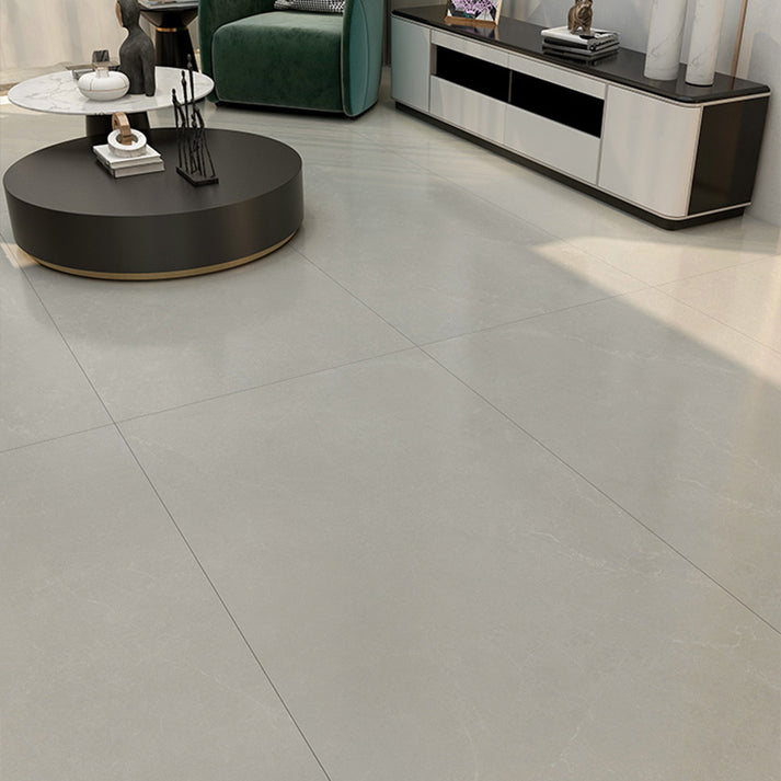 Rectangular Floor Tile Vintage Matte Gray Floor and Wall Tile - Clearhalo