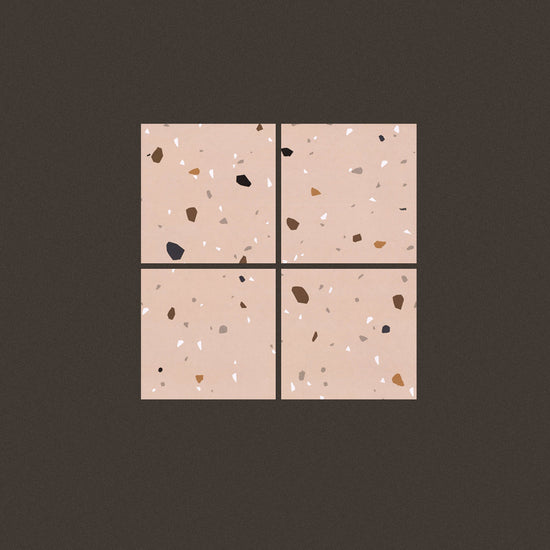 Patterned Matte Singular Tile Modern Square Floor and Wall Tile - Clearhalo