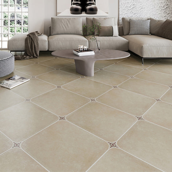 Traditional Style Slip Resistant Tile Matte Straight Edge Square Floor ...