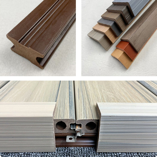 Embossed Composite Deck Plank Nailed Deck Tile Kit Outdoor Patio ...