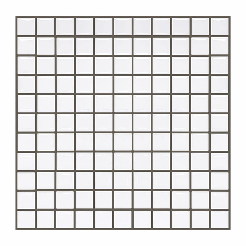 Mosaic Peel & Stick Tile Square Water Resistant Tile for Bathroom ...