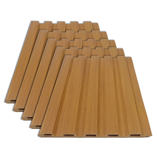 Traditional Wall Access Panel Wood Staple Waterproof Wall Plank - Clearhalo