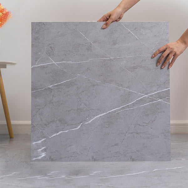 Modern Vinyl Floor Tiles Peel & Stick Marble Printed PVC Flooring ...