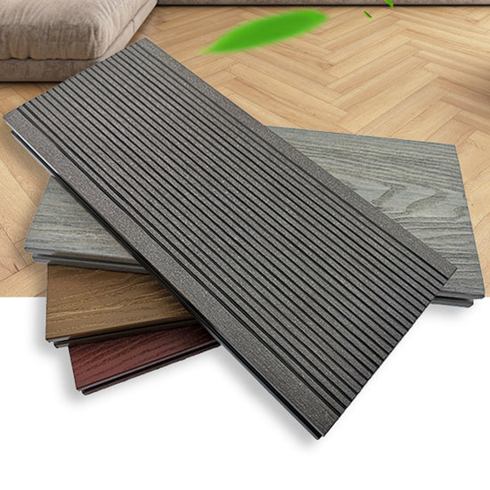 Deck Plank Interlocking Wood Stripe Pattern Outdoor Flooring Deck Plank ...