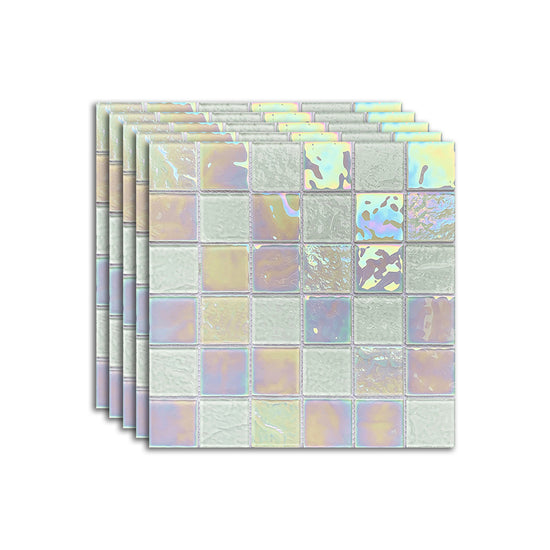 Glass Mosaic Tile Contemporary Floor and Wall Tile with Square Shape ...