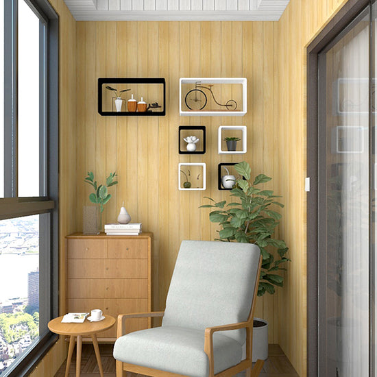 Contemporary Wall Paneling Smooth 20 Panels Waterproof Wall Paneling ...