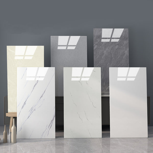 Single Tile Wallpaper Contemporary PVC Waterproof Peel and Stick Wall ...