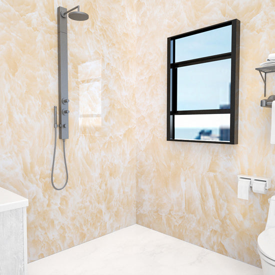 Marbling Water-resistant Tile PVC Singular Peel & Stick Tile for ...