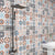 Grid Mosaic Peel & Stick Tile Scratch Resistant Wallpaper for ...