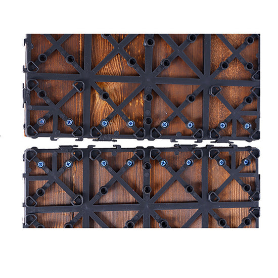 Wood Deck/Patio Flooring Tiles Snapping Installation Floor Board Tiles ...