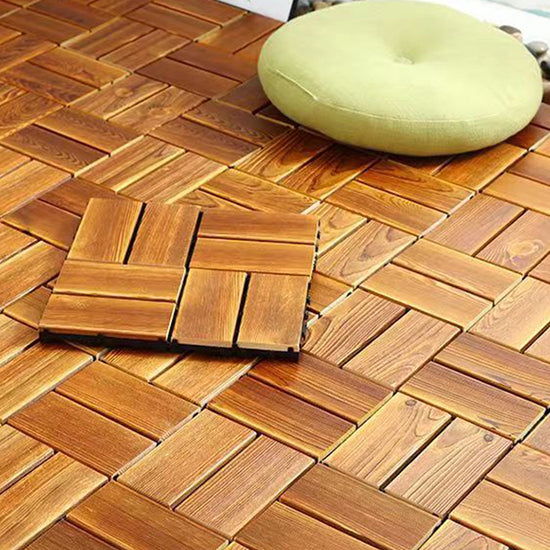 Wood Deck/Patio Flooring Tiles Snapping Installation Floor Board Tiles ...