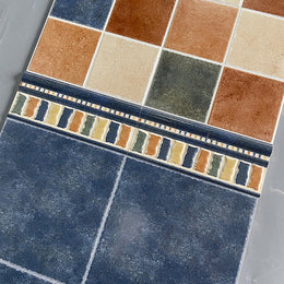 Square Colours Tile Engineered Stone Singular Tile for Kitchen - Clearhalo