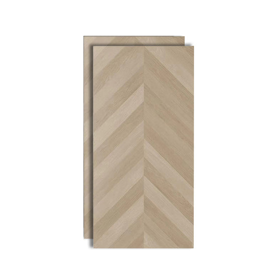 Light Brown Wooden Pattern Tile Rectangular Singular Tile for Living ...