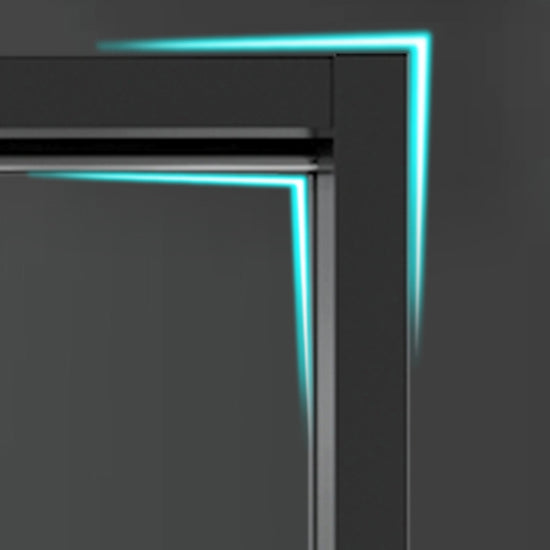 Narrow Bezel Transparent Shower Door Tempered Glass Shower Bath Door ...