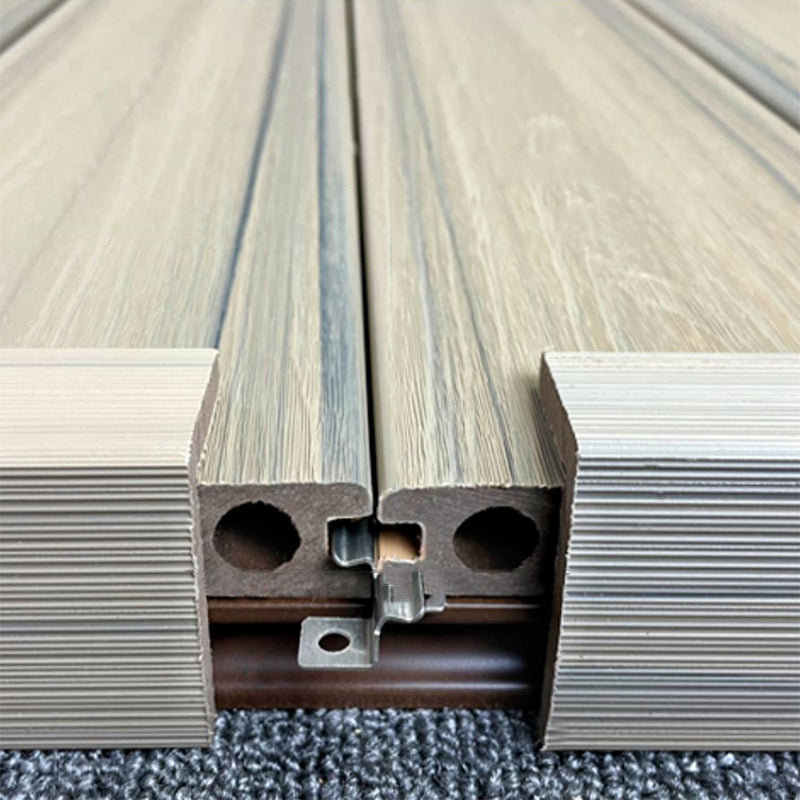 Embossed Composite Pattern Patio Flooring Tiles Nailed Deck Tile Kit ...