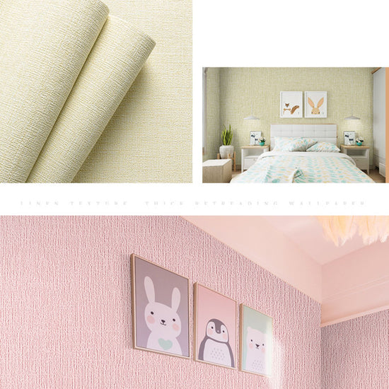 Modern Flax Wall Covering Paneling Textured Wall Interior Antibacterial ...